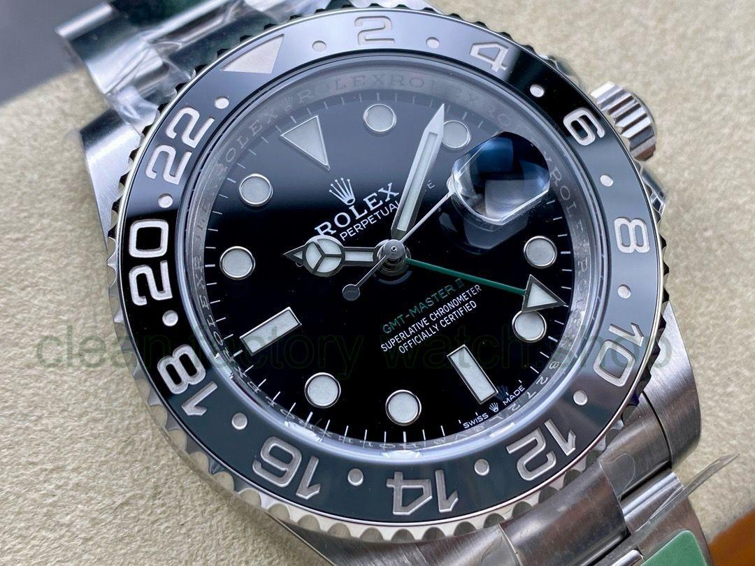 ARF Factory Rolex GMT-Master II 126710GRNR-0004 40mm Full 904L Black ...