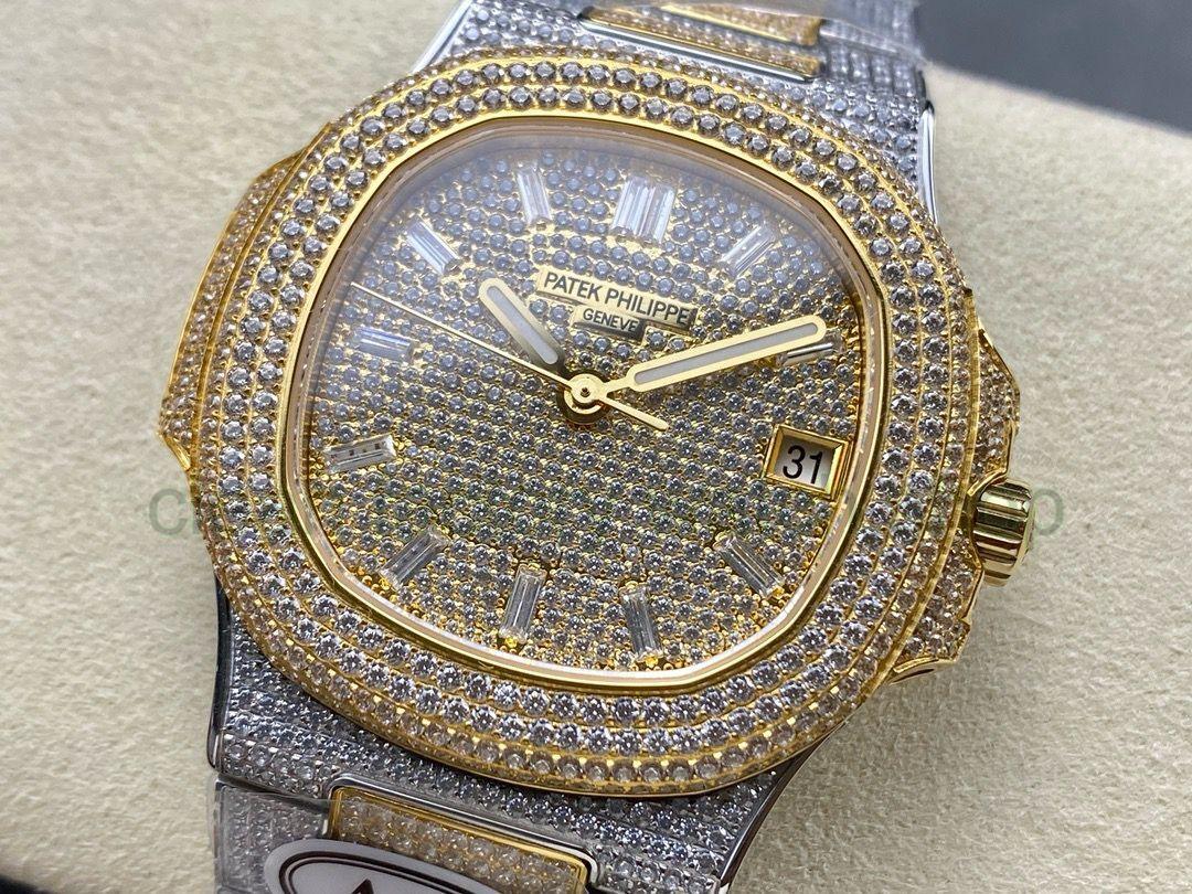 AMG Factory Patek Philippe Nautilus PP5711 40mm Small Diamond Bezel ...