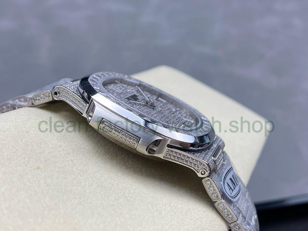 AMG Factory Patek Philippe Nautilus PP5711 40mm Baguette Diamond Bezel ...