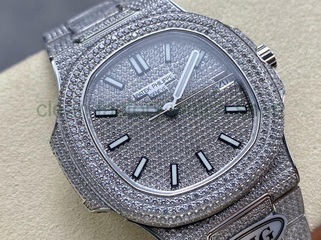 AMG Factory Patek Philippe Nautilus PP5711 40mm Small Diamond Bezel ...