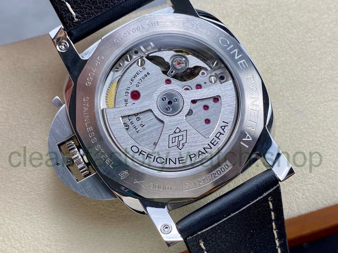 TTF Factory Panerai Luminor Marina 1950 3 Days Automatic PAM01359 Steel Leather Strap Arabic ...