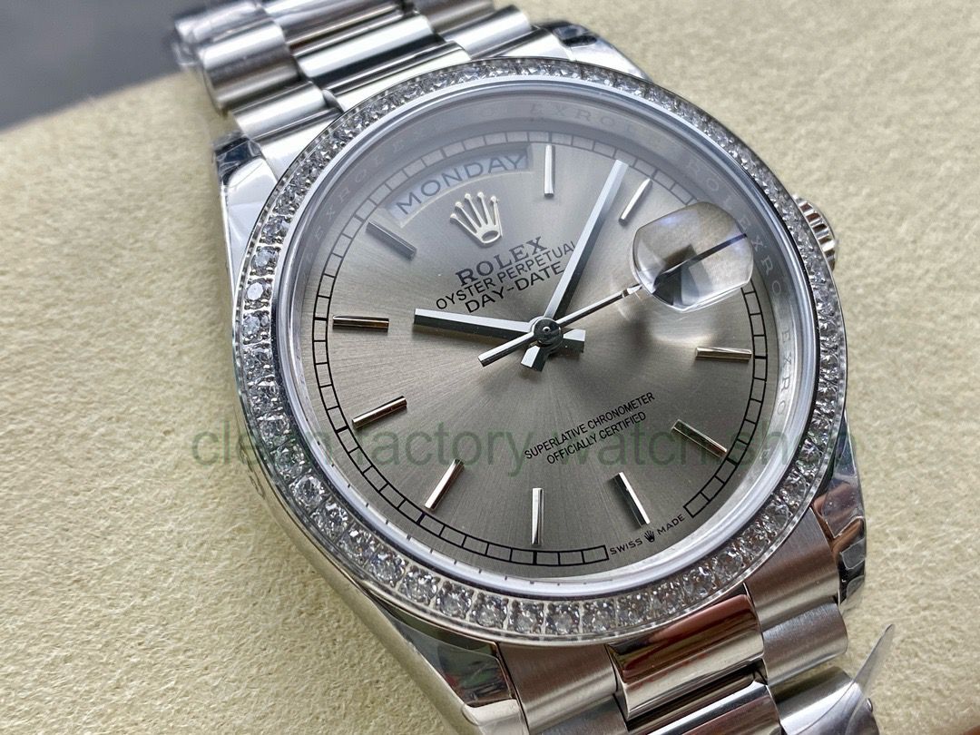 8+ Factory ‘Counterweight’ Rolex Day-Date 128349RBR-0001 36mm Diamond ...