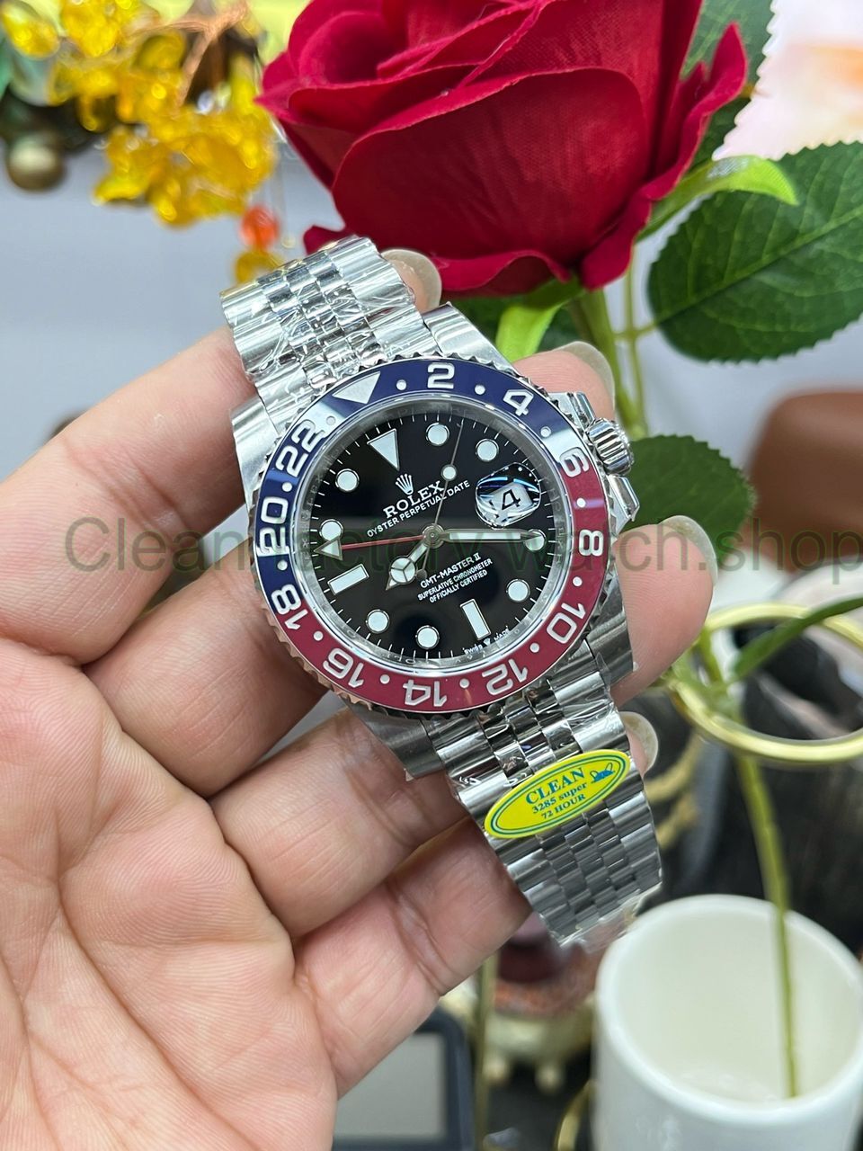 Copy Clean Factory Rolex Pepsi GMT-Master II 126710BLRO-0001 40mm Full ...