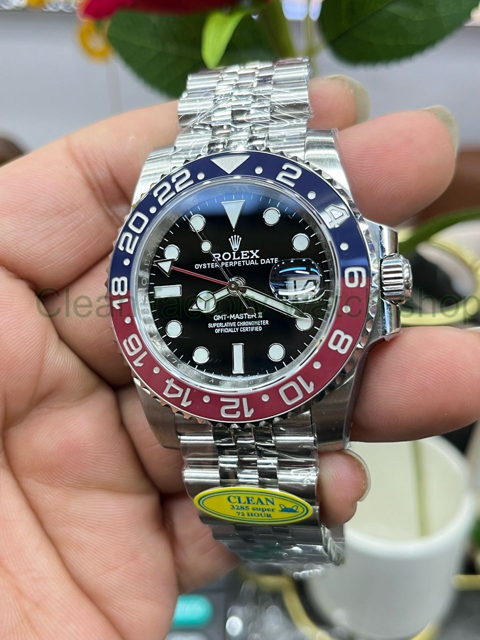 Copy Clean Factory Rolex Pepsi GMT-Master II 126710BLRO-0001 40mm Full ...
