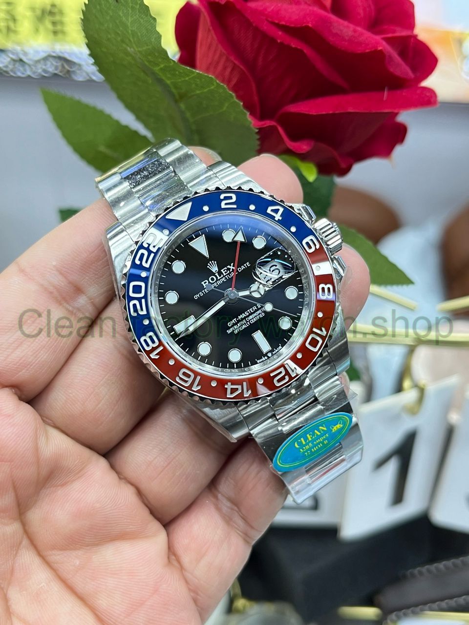 Copy Clean Factory Rolex Pepsi GMT-Master II 126710BLRO-0002 40mm Full ...
