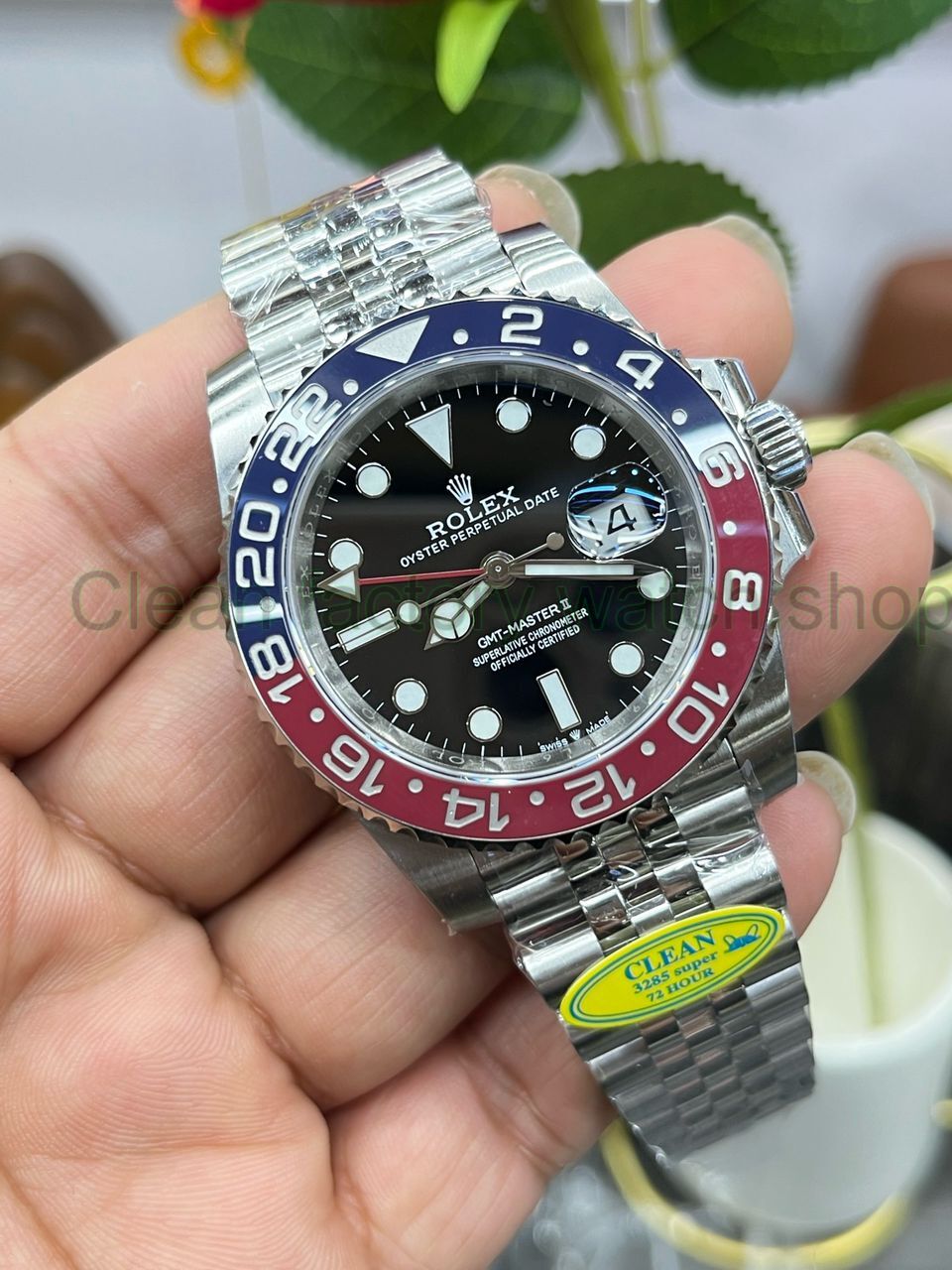 Copy Clean Factory Rolex Pepsi GMT-Master II 126710BLRO-0001 40mm Full ...