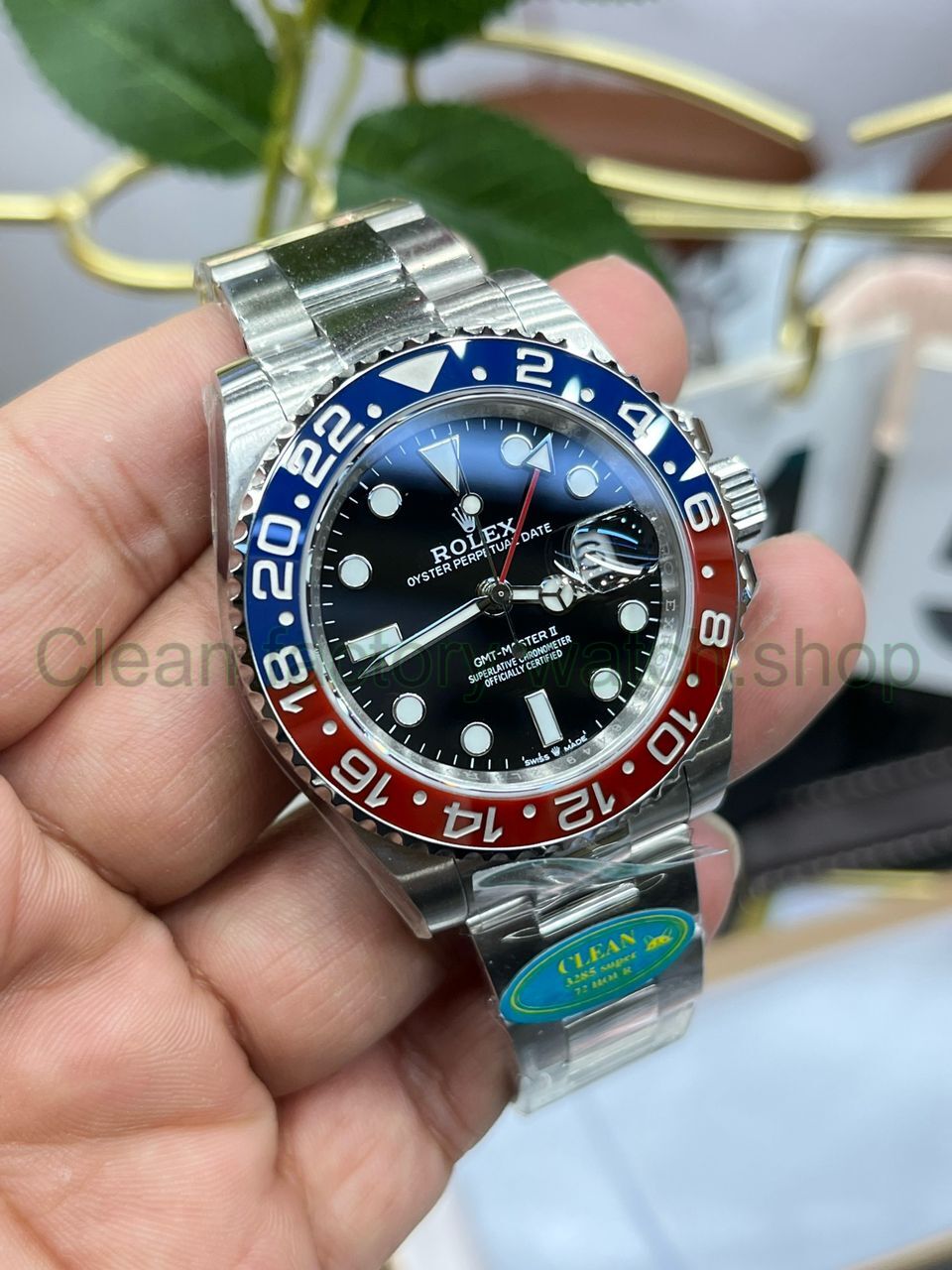 Copy Clean Factory Rolex Pepsi GMT-Master II 126710BLRO-0002 40mm Full ...