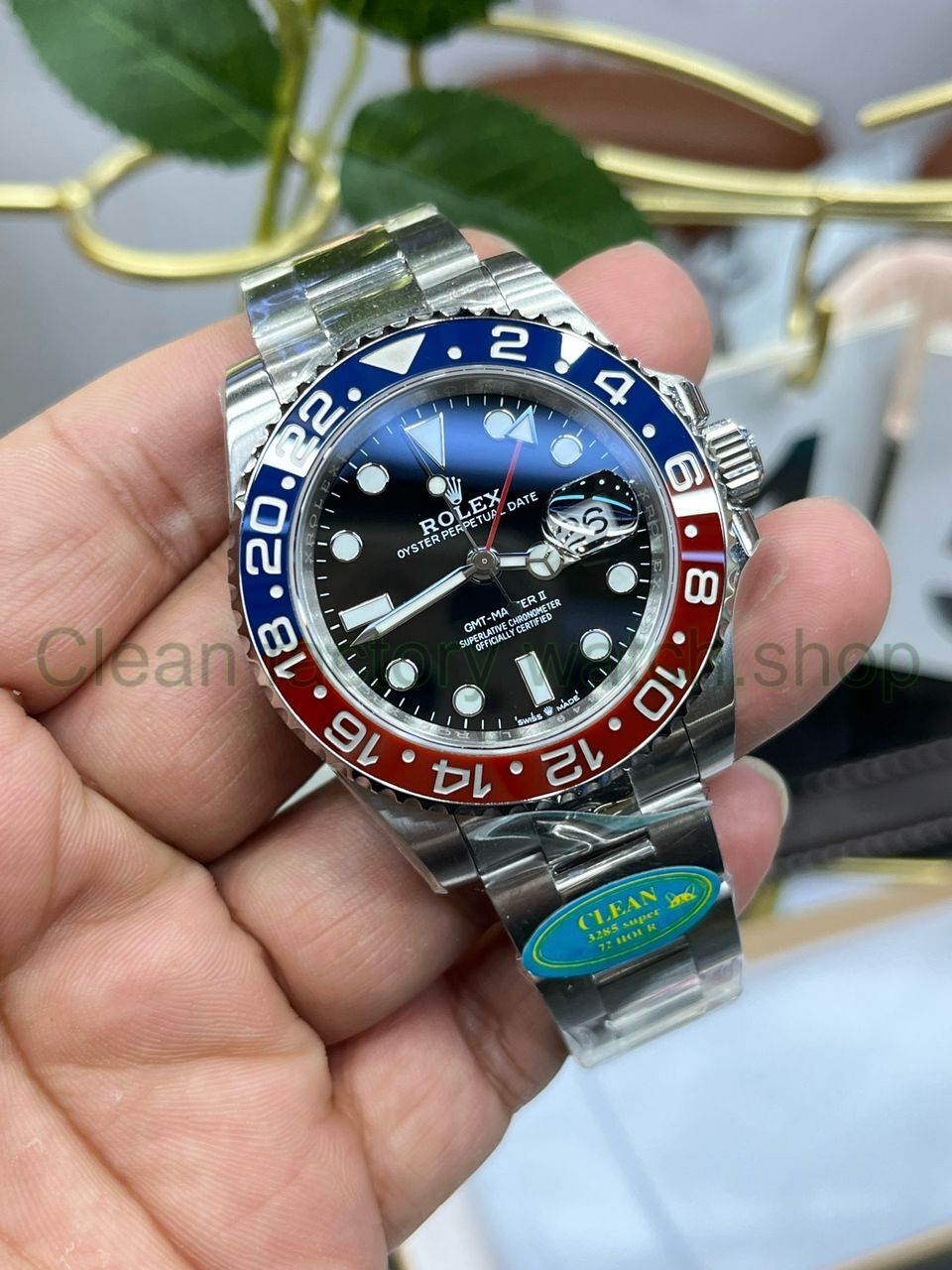 Copy Clean Factory Rolex Pepsi GMT-Master II 126710BLRO-0002 40mm Full ...