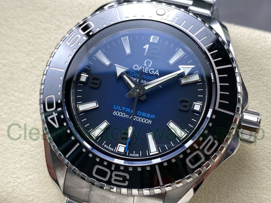VR Factory Omega Seamaster Ultra Deep 6000M 215.30.46.21.03.001 45mm ...