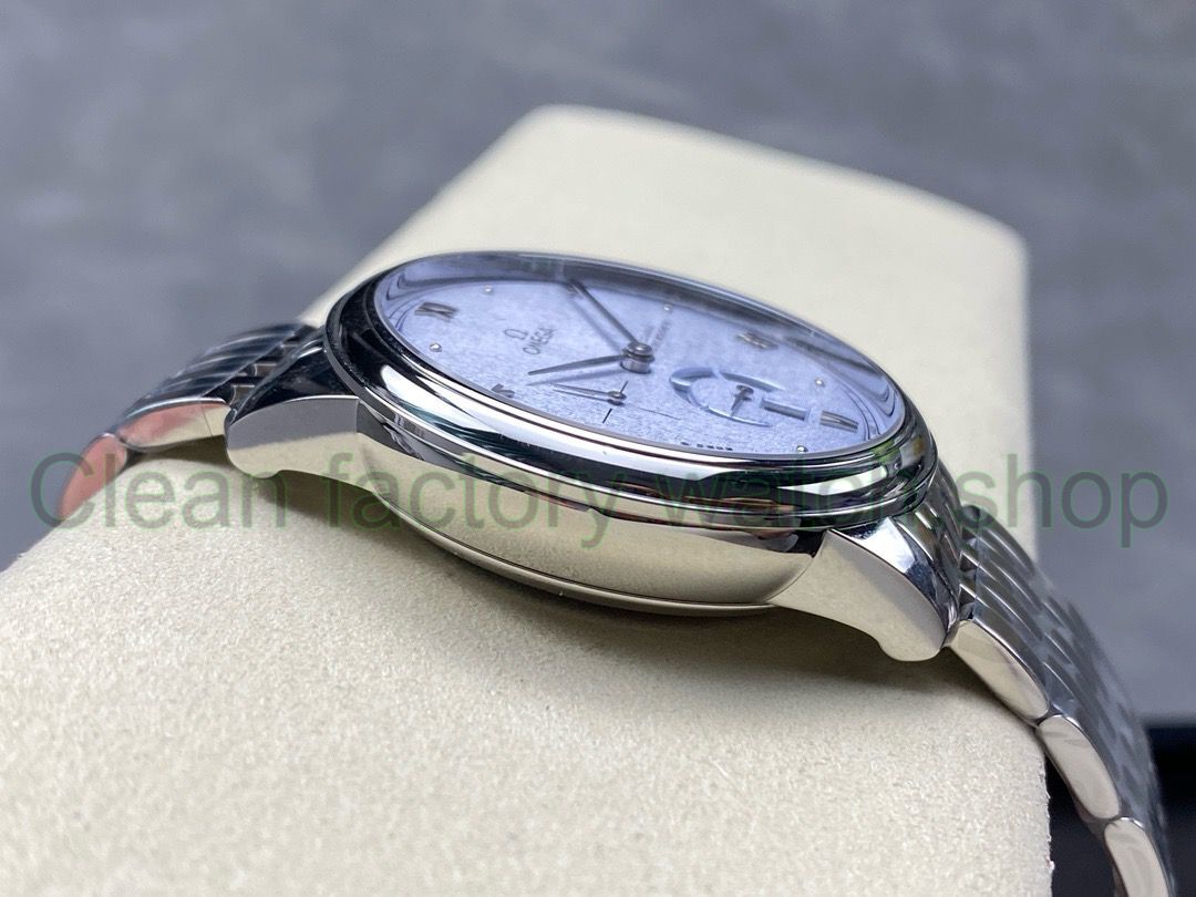 YMS Factory Omega De Ville Prestige 434.10.41.21.03.001 41mm Full Steel ...