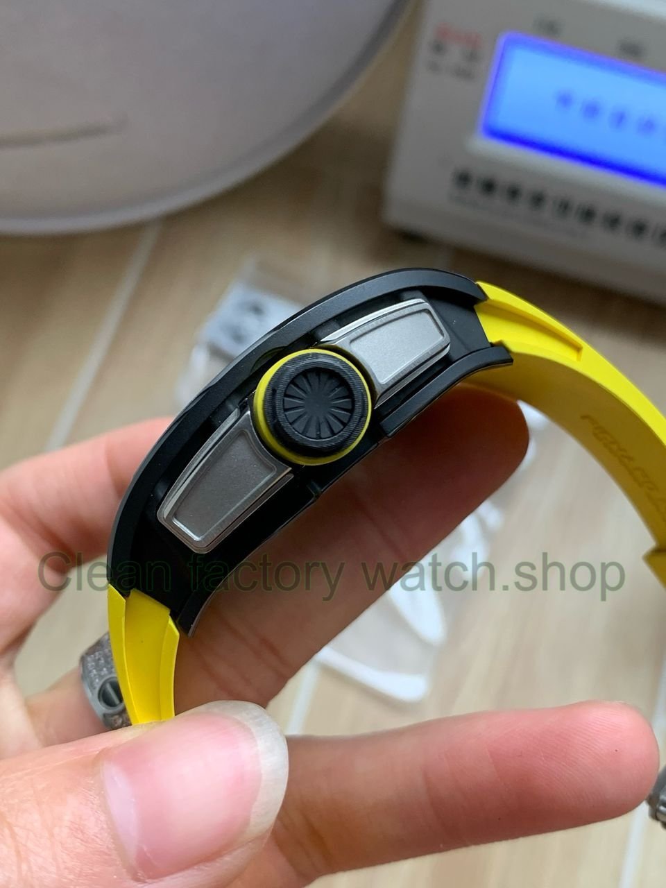 APS Factory Richard Mille RM 061-01 Yellow Rubber Strap Yohan Blake ...