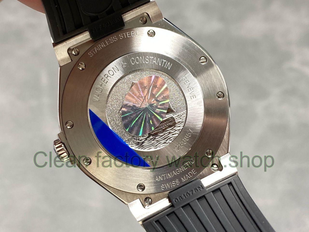 PPF Factory Vacheron Constantin Overseas 47040000W-9500 Rubber Strap ...